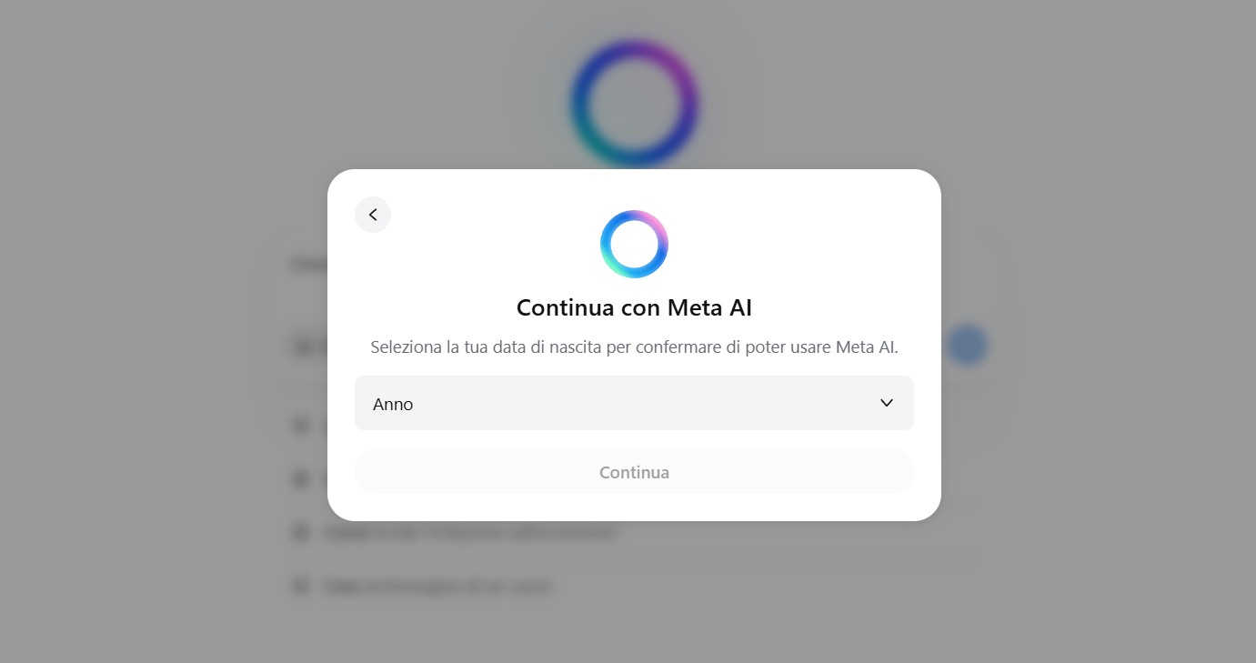Come funziona Meta AI da desktop - FASTWEBPLUS